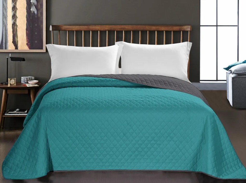 Přehoz na postel DecoKing AXEL zelený, velikost 170x270