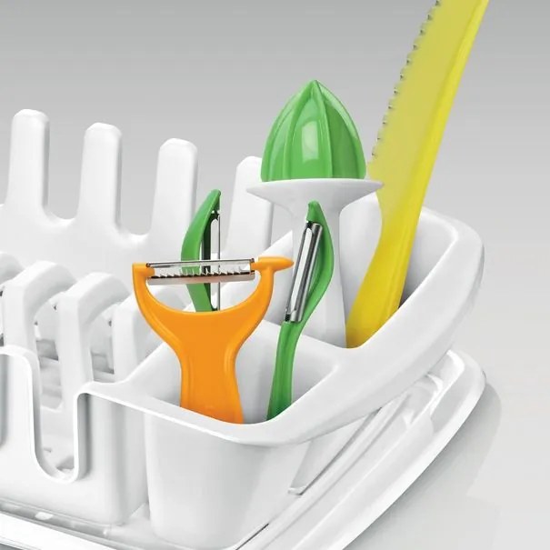 TESCOMA Odkapávač s podnosem CLEAN KIT, bílý
