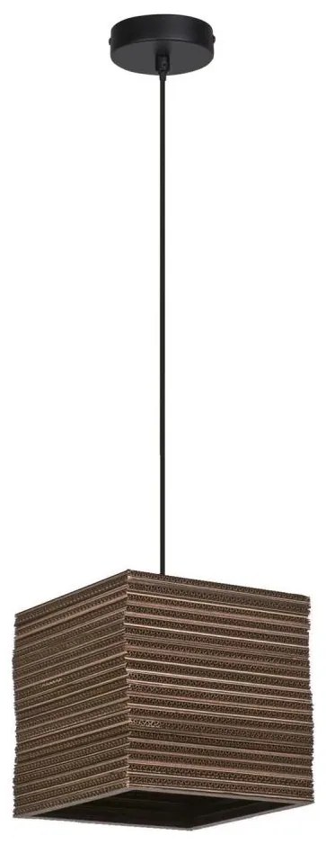 Ledvance - Lustr na lanku DECOR CARDBOARD 1xE27/15W/230V 25x25 cm