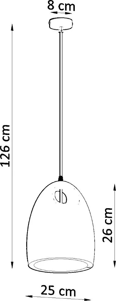 Sollux Lighting Keramická závěsná lampa BUKANO