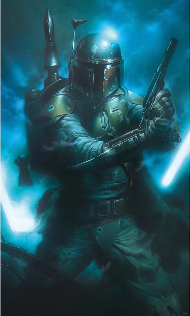 Komar Vliesová fototapeta Star Wars Classic Bounty Hunter 150 x 280 cm