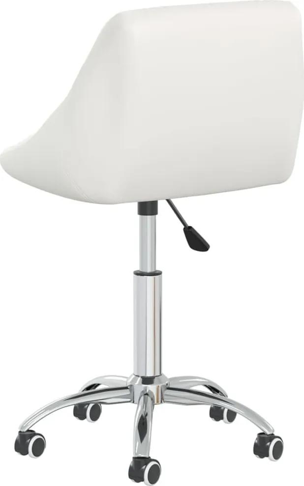 vidaXL Otočné jídelní židle 2 ks umělá kůže [335199] Barva: Černá