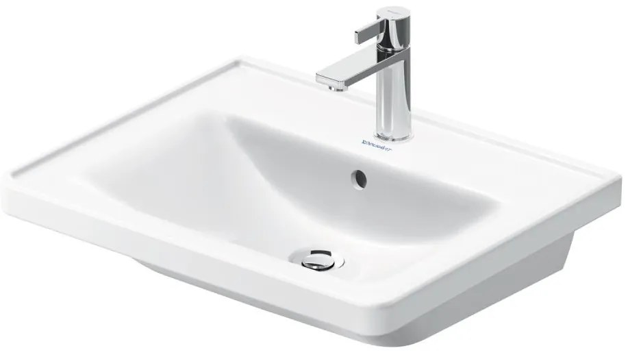 Duravit 2367600000 - Závěsné umyvadlo D-NEO 60x48 cm keramika/lesklá bílá