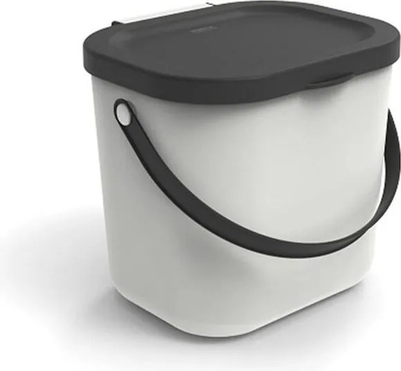Koš na tříděný odpad ALBULA bílý 6 l