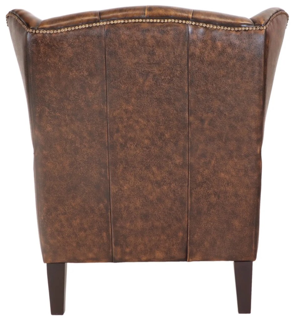 furniture-nabytek.cz - Křeslo Aberdeen z  hovězí kůže