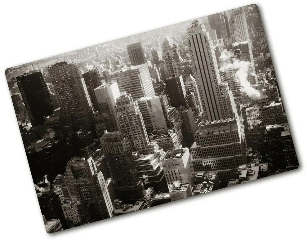 Wallmuralia Kuchyňská deska skleněná New York akchitektura 80x52 cm