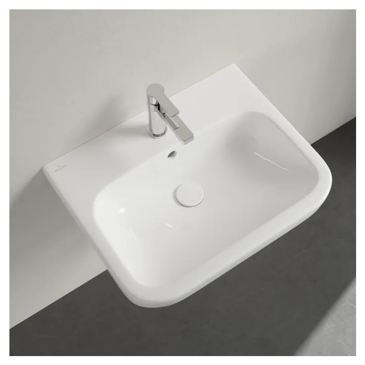 Villeroy & Boch ARCHITECTURA - Umyvadlo, 550x470x180 mm, s přepadem, bílá alpin CeramicPlus 41885GR1