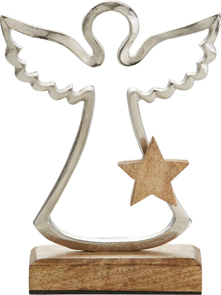 XXXLutz DEKORAČNÍ ANDĚL X-Mas - Dekorativní sošky - 0057090086