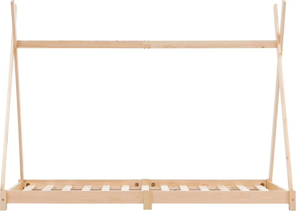 Rám dětské postele masivní borové dřevo 90 x 200 cm 283357