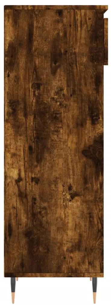 Botník kouřový dub 40x36x105 cm kompozitní dřevo - Default Title