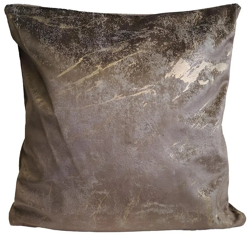 Povlak Plain Velvet YX514 40x40cm hnědý