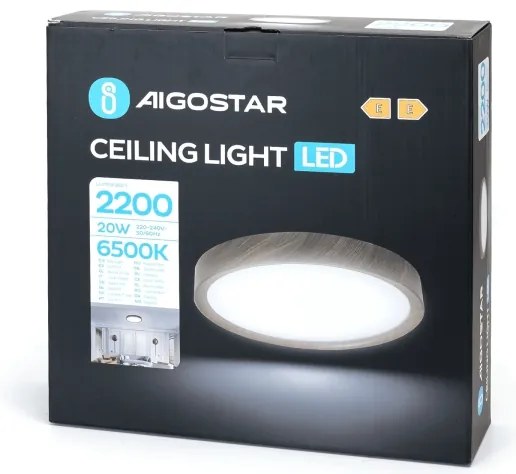 Aigostar - LED Stropní svítidlo LED/20W/230V 6500K pr. 33,7 cm