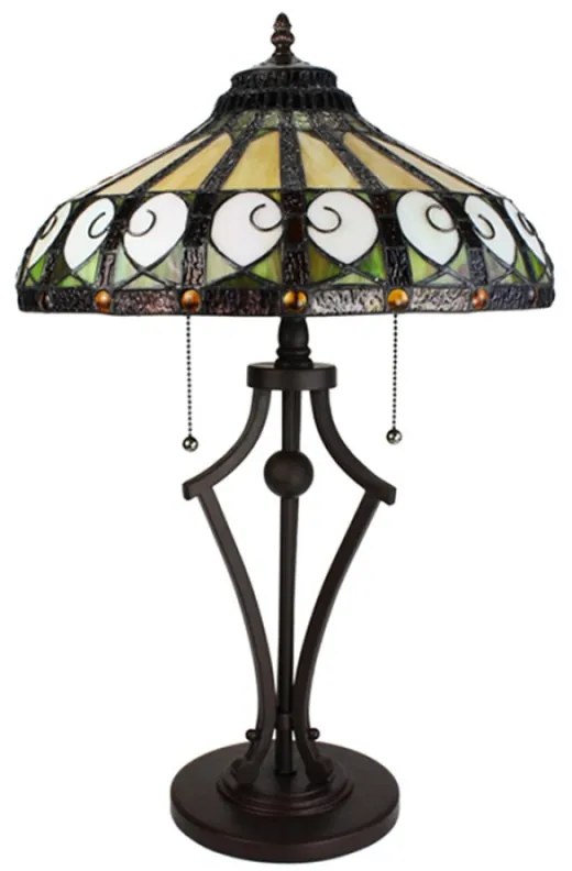 Stolní lampa Tiffany Ellegant – 41x64 cm