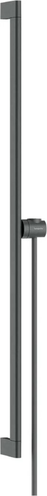 Hansgrohe Unica - Sprchová tyč 95 cm, se sprchovou hadicí, kartáčovaný černý chrom 24405340
