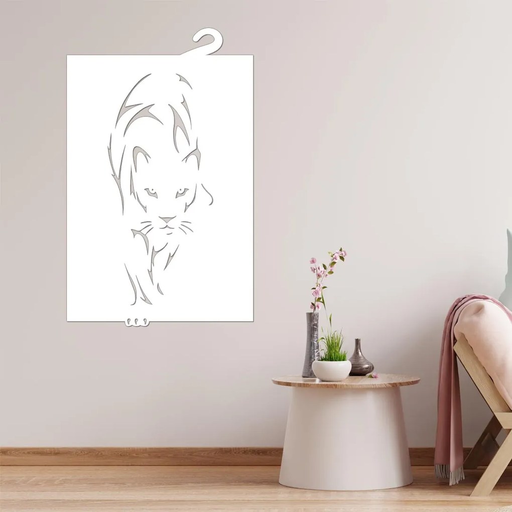 dřevo života Dřevěná dekorace na zeď Panter Zvolte rozměr (cm): 100x160, Zvolte barvu dekoru: Ořech