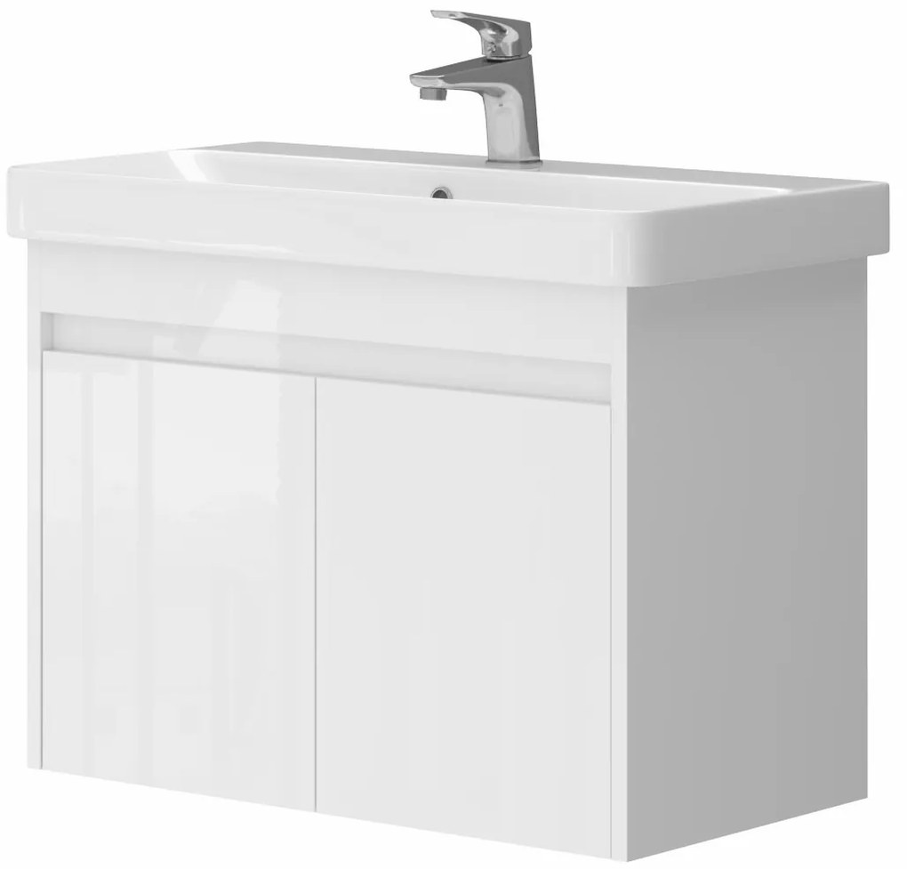 Lavedo Florida White 70 koupelnová skříňka s umyvadlem