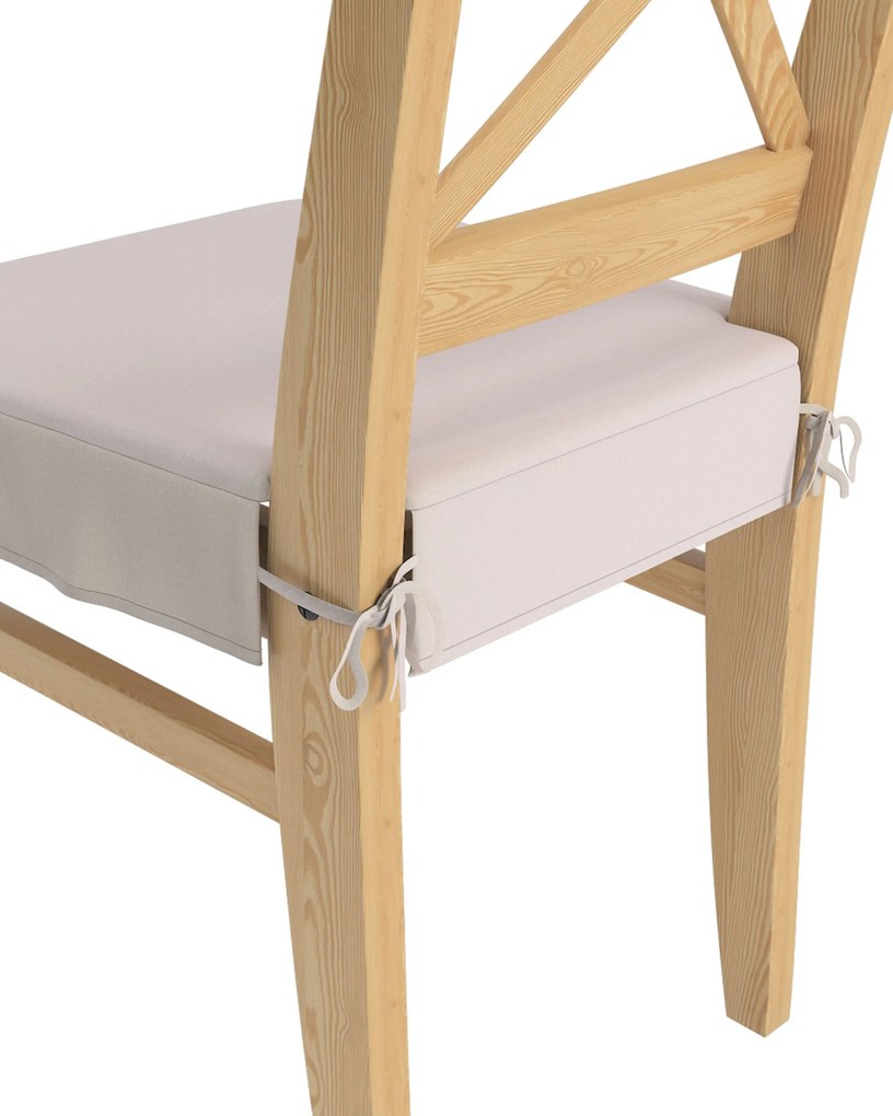 Sedák na židli IKEA Ingolf barva béžová látka sametová