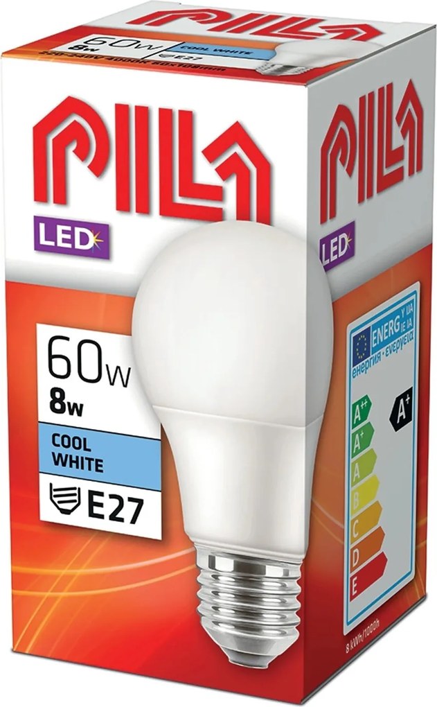 Philips LED žárovka Pila E27, 8 W, 806 lm, 4000 K