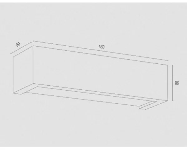Argon 7168 - Nástěnné svítidlo CASERTA 2xE27/15W/230V 42 cm
