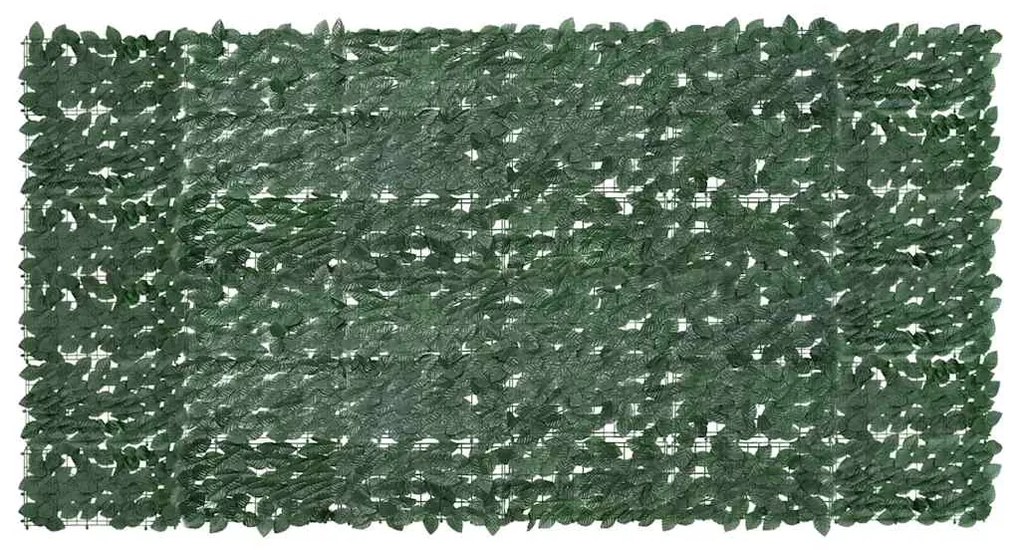 Balkónová zástěna s tmavě zelenými listy 300 x 150 cm 315491