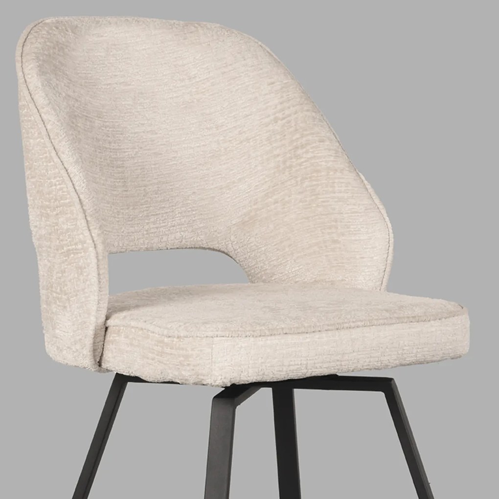 LABEL51 Jídelní židle LEWIS krémová IH-50.193