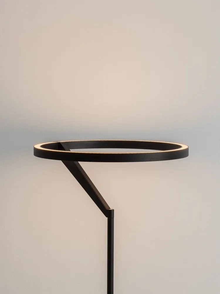 Matně černá hliníková LED stmívatelná stojací lampa (výška 168 cm) Tilia – Nova Luce