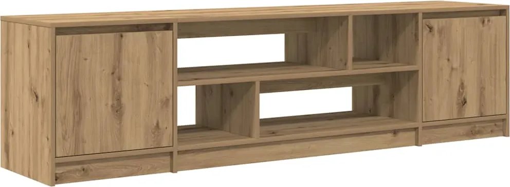 TV skříňka dub artisan 188,5x41x50 cm kompozitní dřevo 3328425