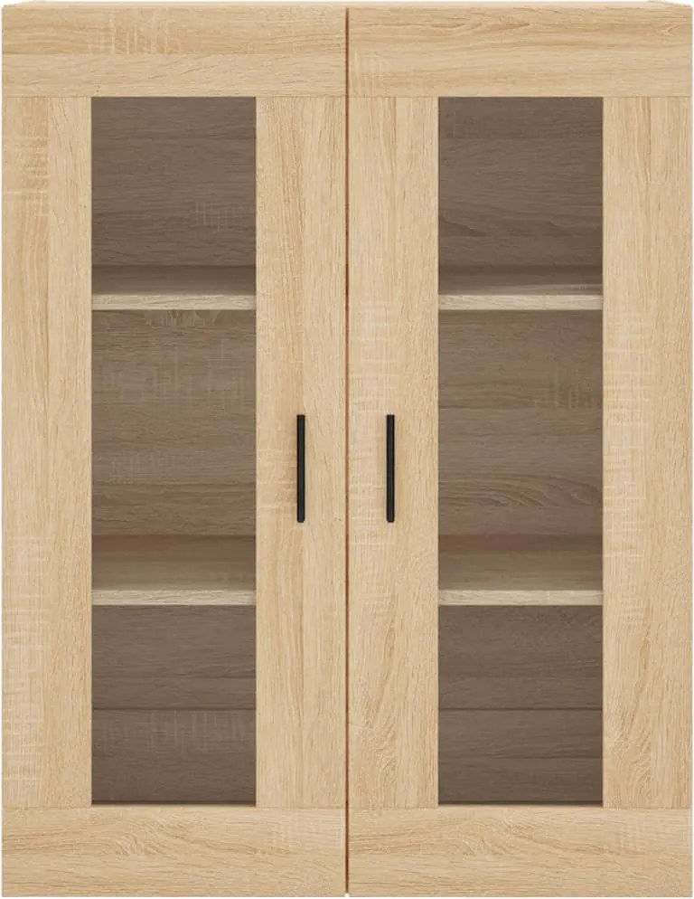 Skříň highboard dub sonoma 69,5 x 34 x 180 cm kompozitní dřevo 3198676