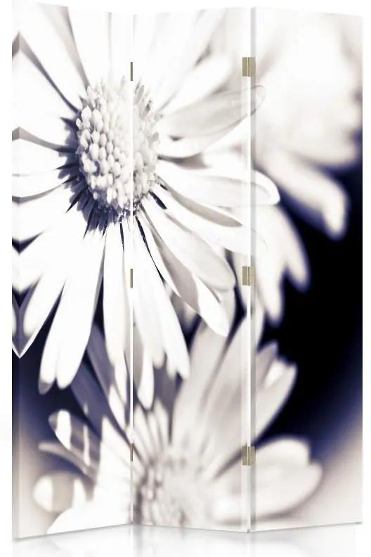 Paraván - Flowers In The Sun R. Kulik | trojdílný | oboustranný 110x150 cm
