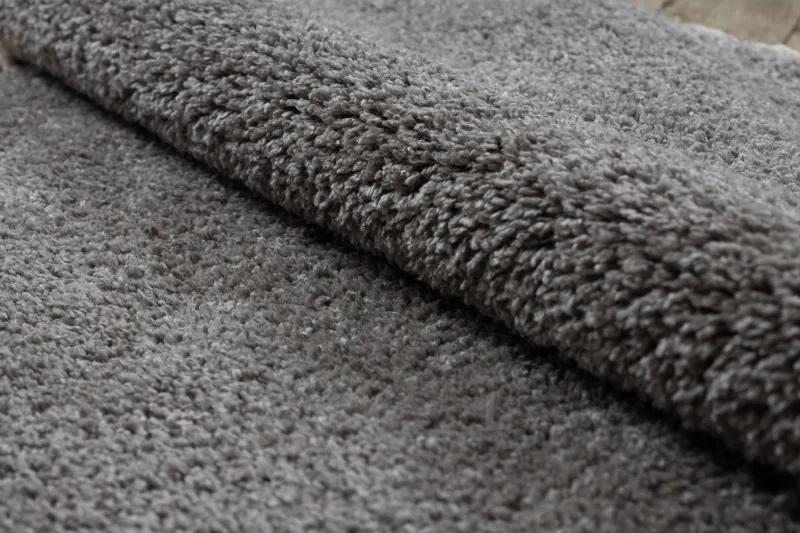 Dywany Łuszczów Kusový koberec Berber 9000 brown kruh - 160x160 (průměr) kruh cm