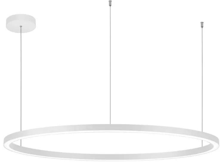 Palnas Dara, Závěsné designové led svitidlo Barva: Bílá, Velikost: 118cm, Konfigurace: Dálkové ovládání