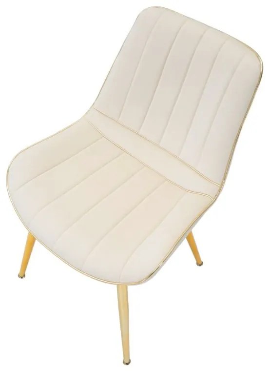 Designová jídelní židle Dandelion krémová