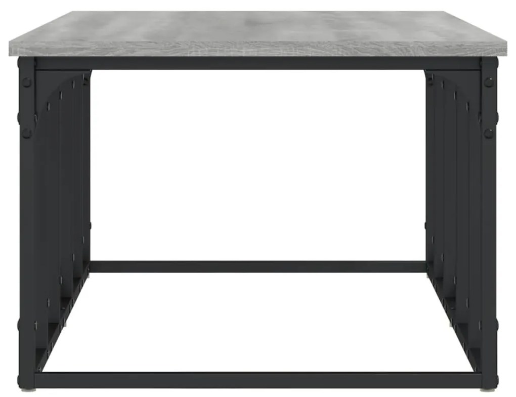 Konferenční stolek šedý sonoma 100x50x35,5 cm kompozitní dřevo - Default Title