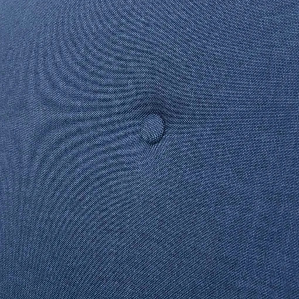 2místná sedačka textil modrá 244655