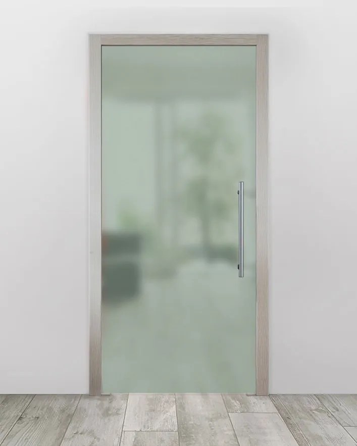 Celoskleněné dveře do pouzdra - Satinato Zelená Průchozí šířka (cm): 110, Průchozí výška (cm): 210