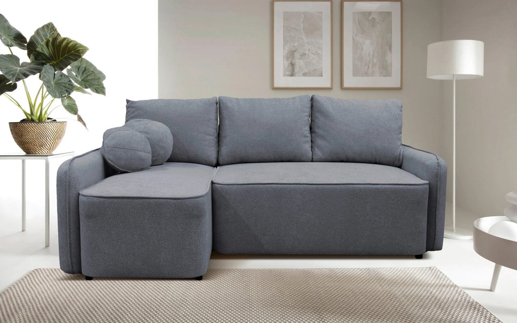 XXXLutz ROHOVÁ SEDAČKA, textil, šedá MID.YOU - Sedací soupravy - 001574006713