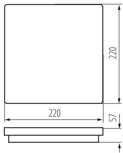 Kanlux 38787 - LED Venk. svítidlo BENO LED/12/18W/230V 3000/3500/4000K IP65 ant.