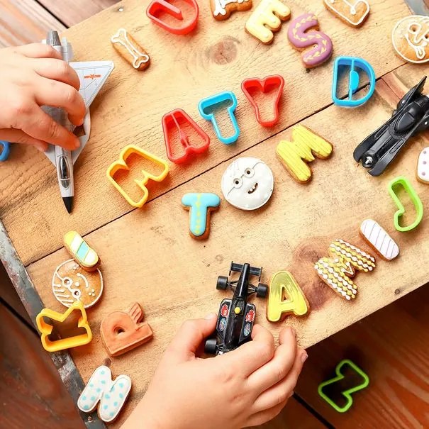 TESCOMA Vykrajovátka abeceda DELÍCIA KIDS, 34 ks