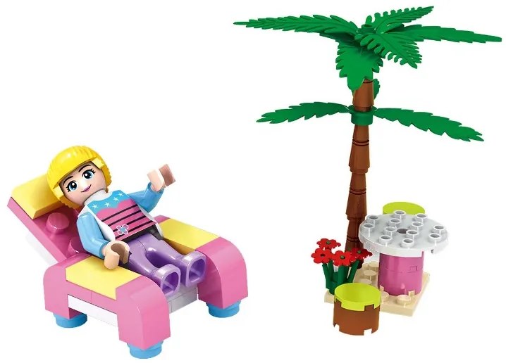 Blocki Lalilandia stavebnice Zábava u bazénu typ LEGO FRIENDS 302 dílů