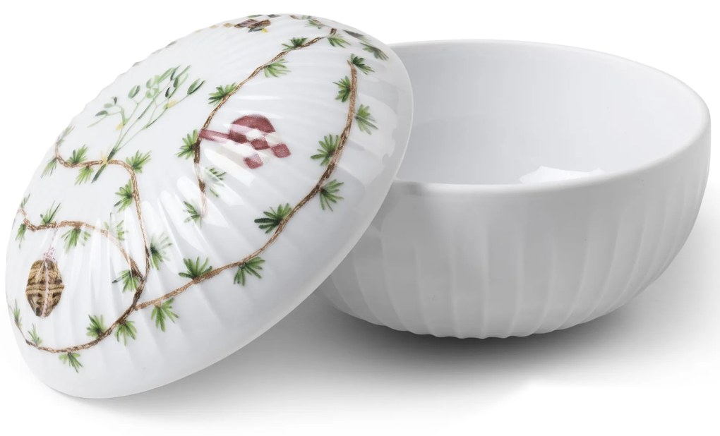 KÄHLER Porcelánová dózička Hammershøi Christmas, multi barva, porcelán