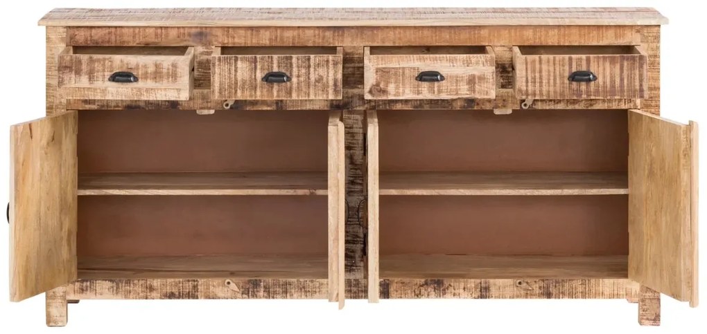 furniture-nabytek.cz - Masivní příborník Carino II z mangového dřeva, lakovaný, přírodní barva