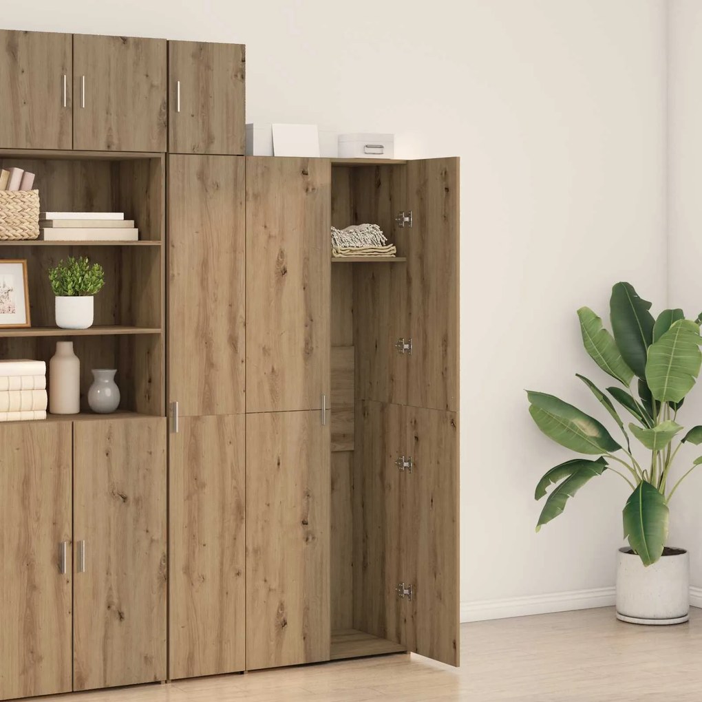 Vysoký bufet Artisanový dub 70 x 42,5 x 185 cm 3365592