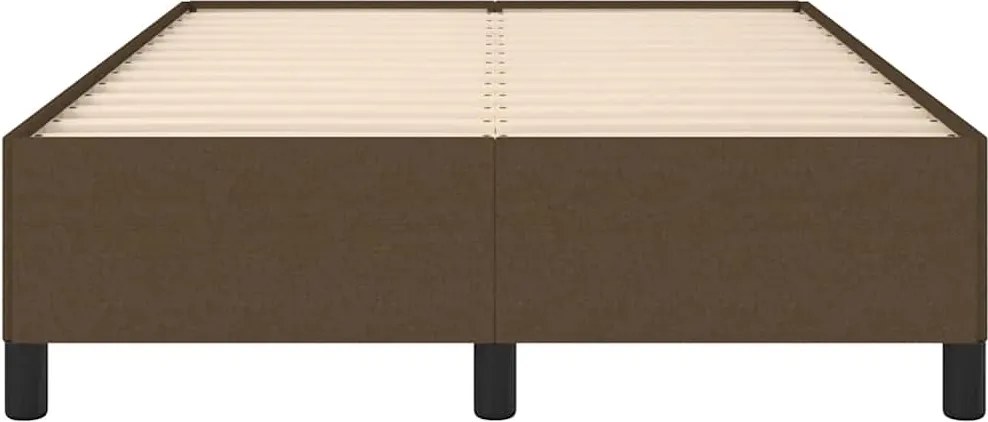 Rám postele bez matrací tmavě šedá 120x190 cm textil 3269634