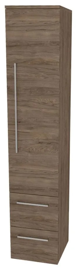 Mereo Mereo, Bino, koupelnová skříňka vysoká 163 cm, pravá, Multidecor, CN698DRH1