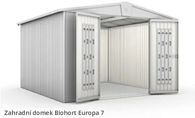 Biohort Zahradní domek EUROPA 7 Barva: tmavě zelená