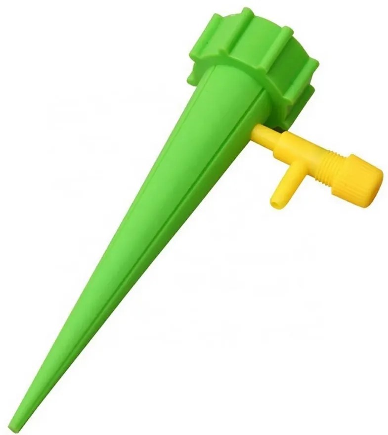 Zaparkorun Zavlažovací hroty Spike Drip - 10x zavlažovač s odkapávacím ventilem - zelená