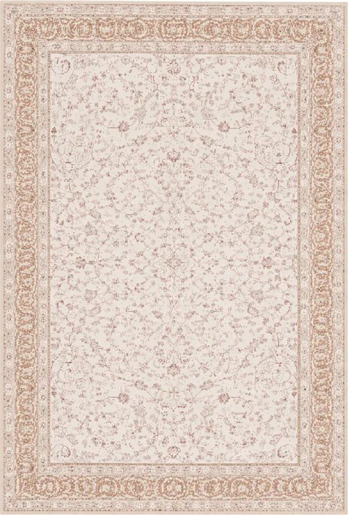 BE Koberec Jasmin 9870 CREAM - krémový obdélníkový Rozměr: 80x150 cm