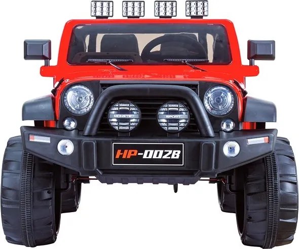 LEAN CARS Elektrické autíčko Jeep HP012 červené