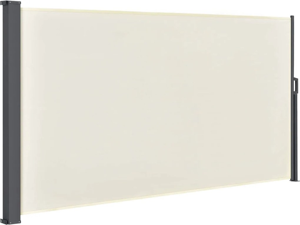 Juskys Výsuvná boční markýza Dubai Barva: béžová, Velikost: 300 × 190 cm