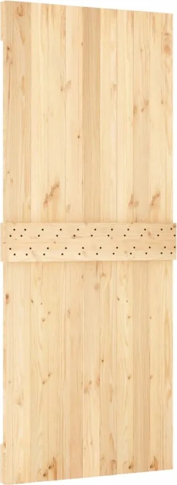 vidaXL Dveře NARVIK 85 x 210 cm masivní borové dřevo [154432] Barva: Přírodní